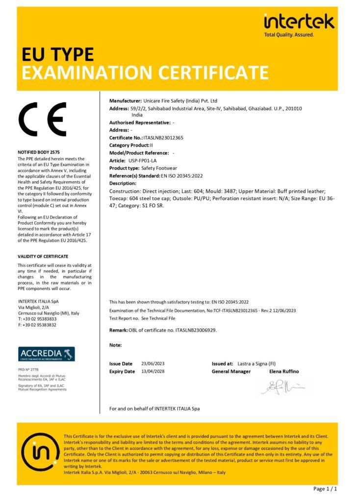 Certifications - UFS